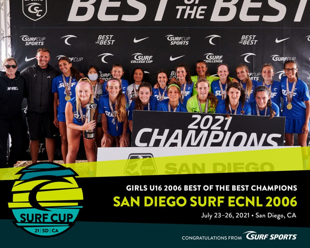 Surf Cup 2021 Success - San Diego Surf Soccer Club