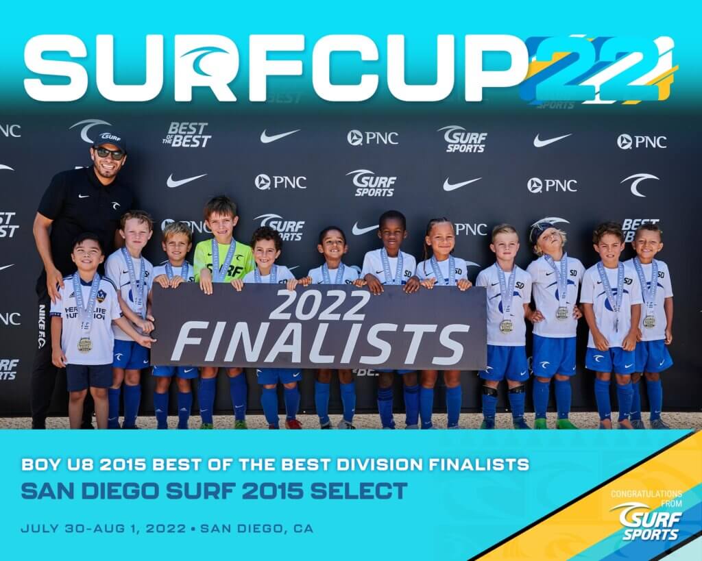2022 Surf Cup Success - San Diego Surf Soccer Club