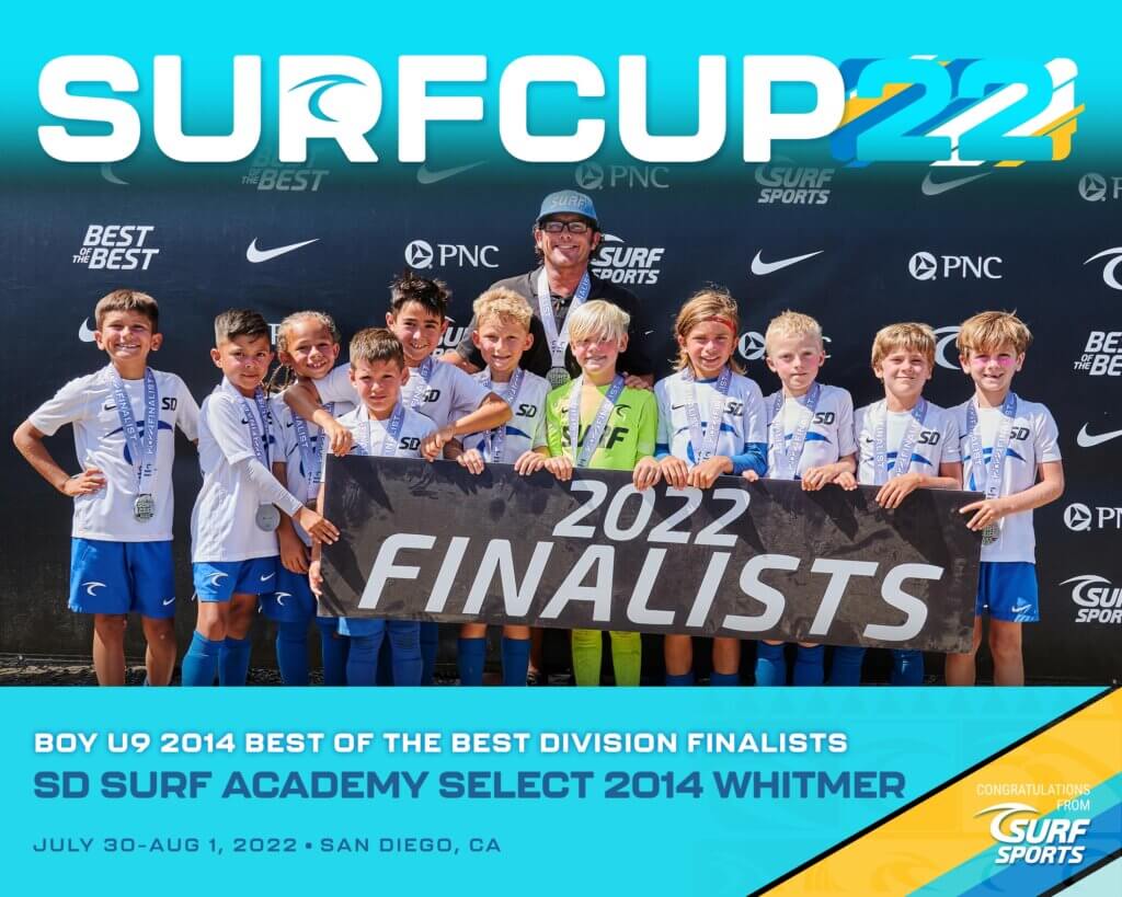2022 Surf Cup Success - San Diego Surf Soccer Club