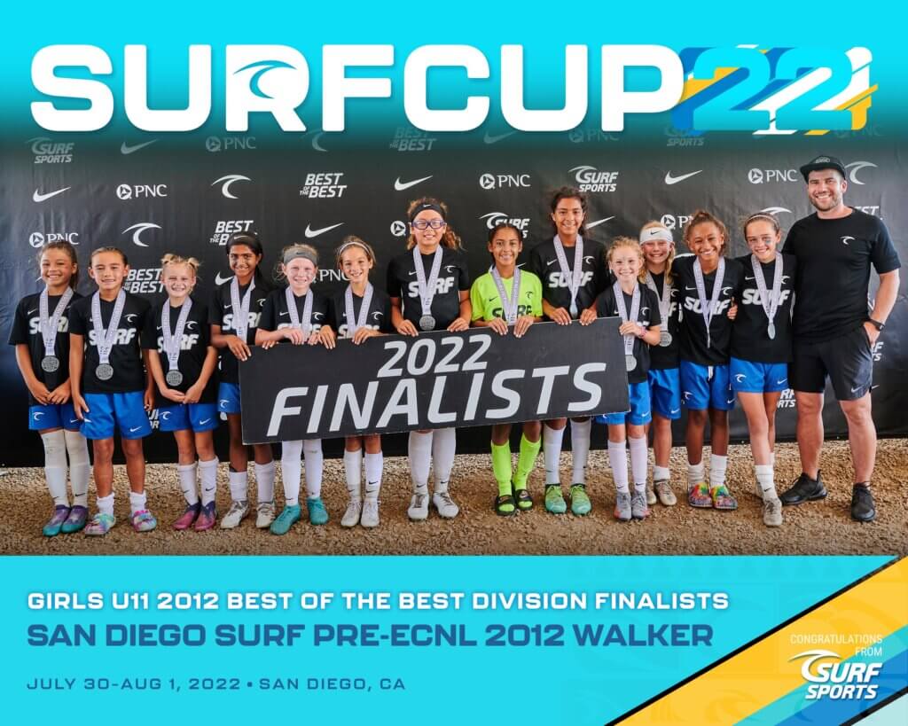 2022 Surf Cup Success - San Diego Surf Soccer Club